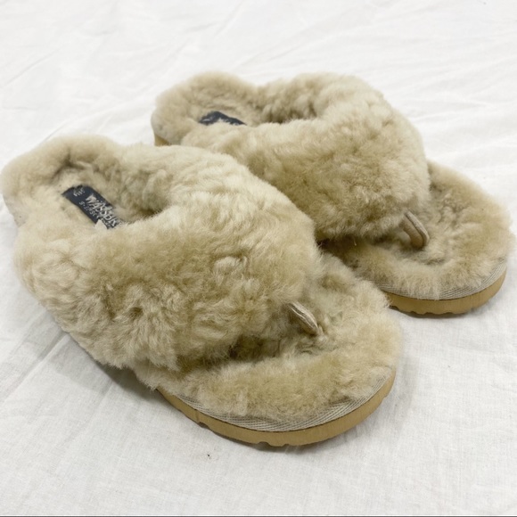 Wassbring | Shoes | Wassbring Sheepskin Thong Sandal Slippers | Poshmark